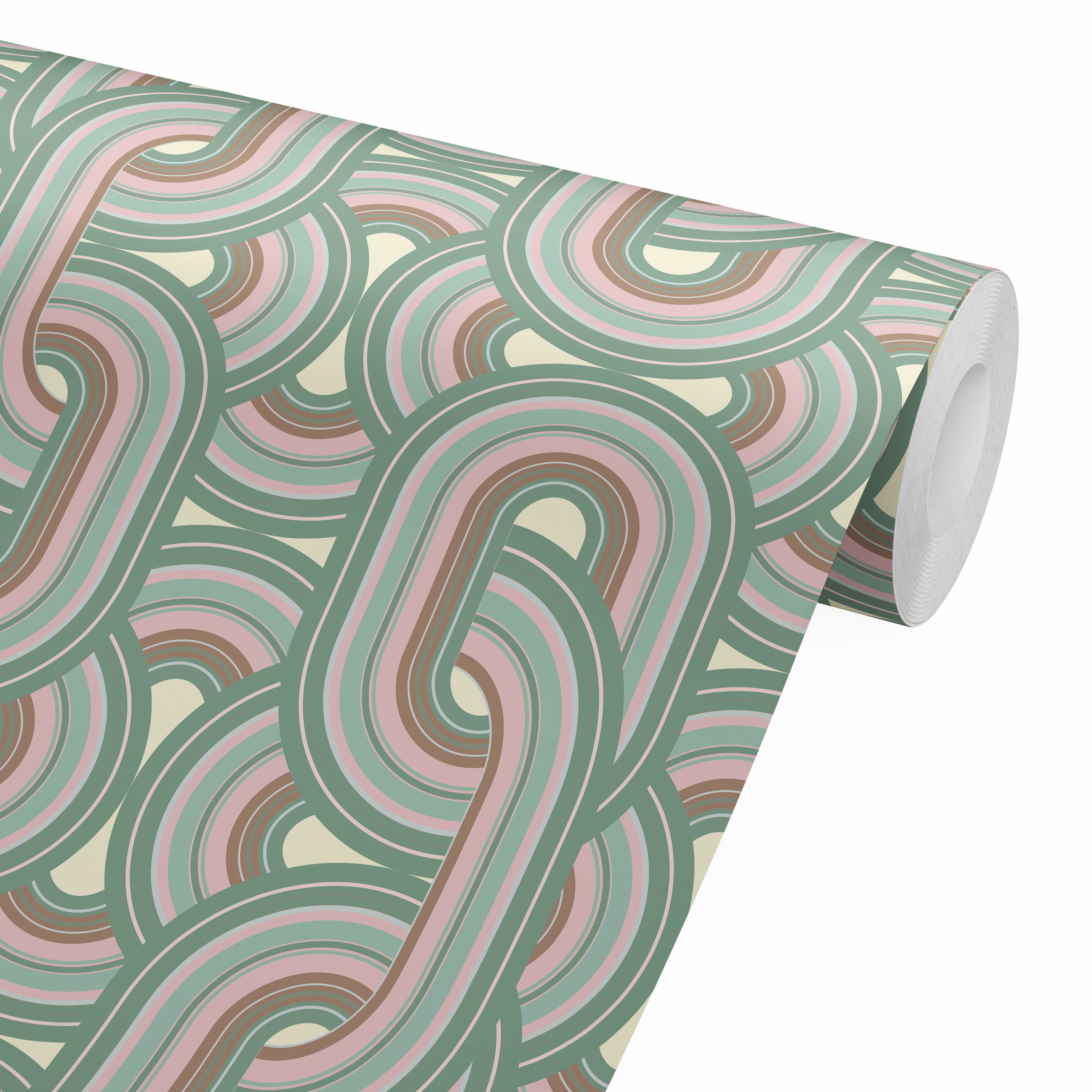 (Sample) REBEL KNIT TOURMALINE: Wallpaper – The Curious Department