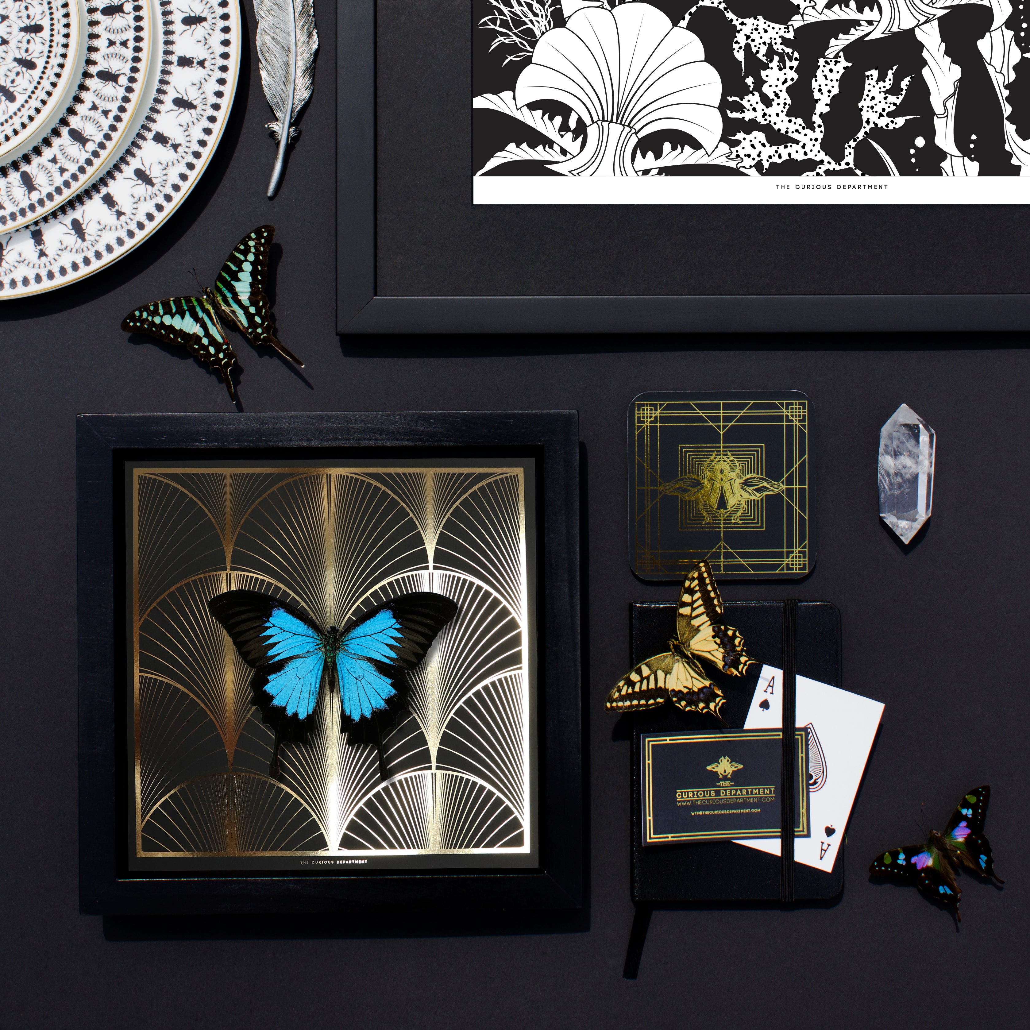 DECO FAN Ulysses: gold/ black – The Curious Department