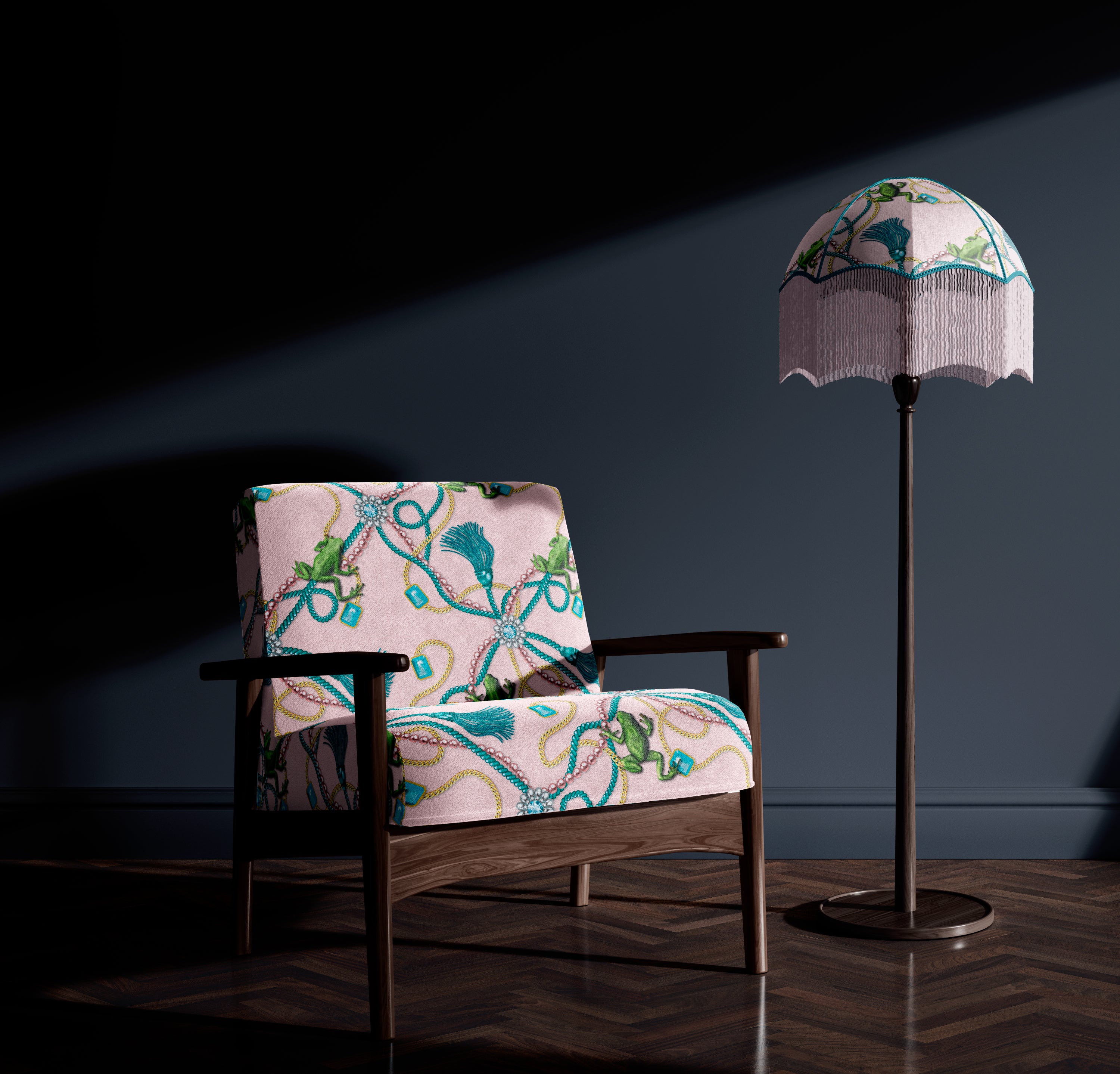 TIANA ROSÉ: Velvet Fabric (per metre) – The Curious Department